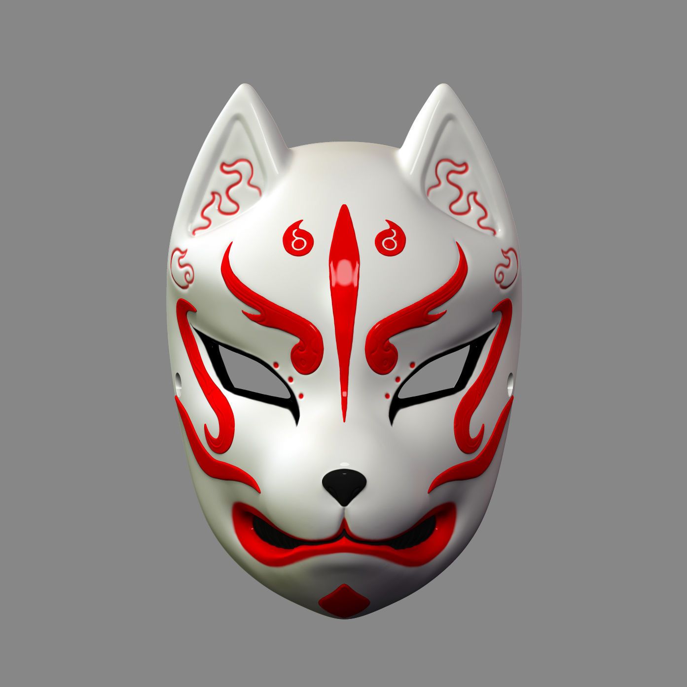 Noh Fox Mask