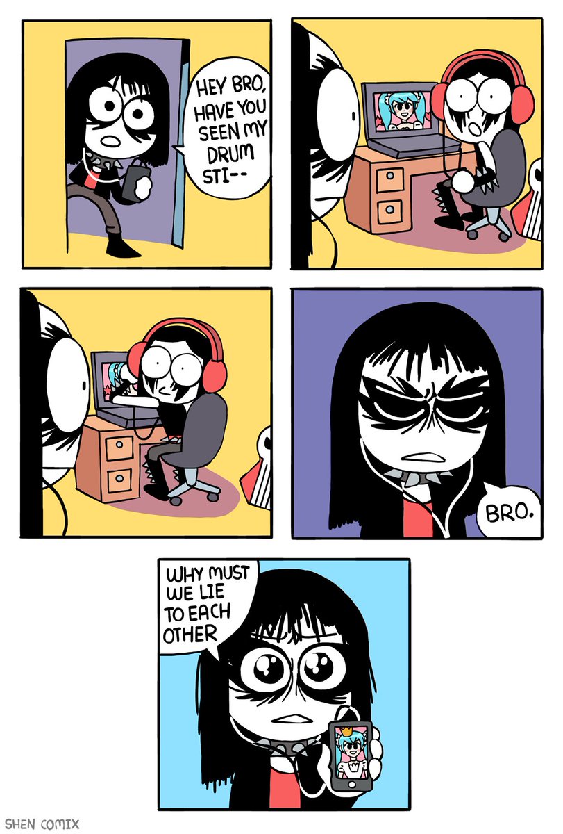 「thank you @chippledipple for the template! 」Shen Comixの漫画