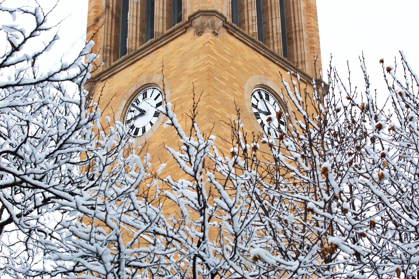 Iowa State University Campus Winter