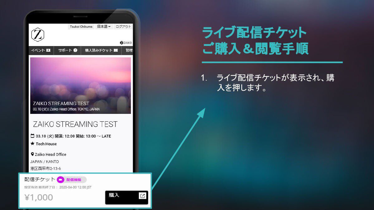 ZAIKO Events on Twitter: "ZAIKOライブ配信チケットの購入から視聴までの手順を画像で解説☝️(コメントの画像も要チェック) ①アカウント作成(https://t ...