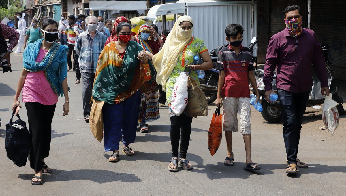 In pictures: AMC teams take identified people in Covid19-hit ...