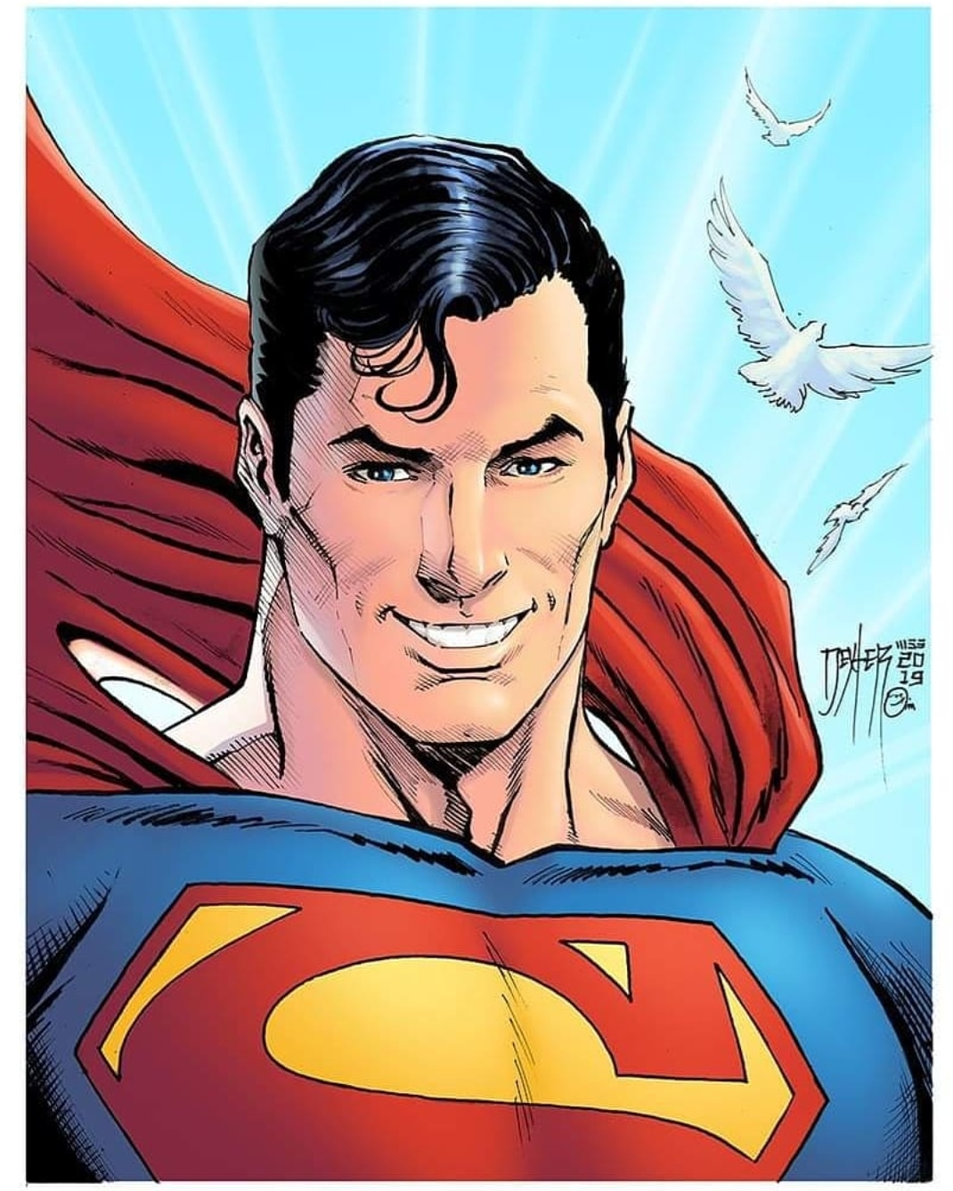 Superman Face Comic