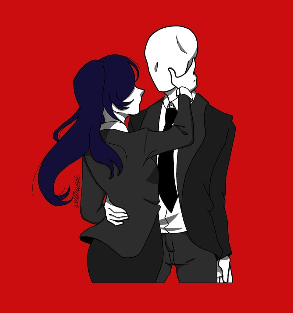 Slenderman And Slenderwoman Love
