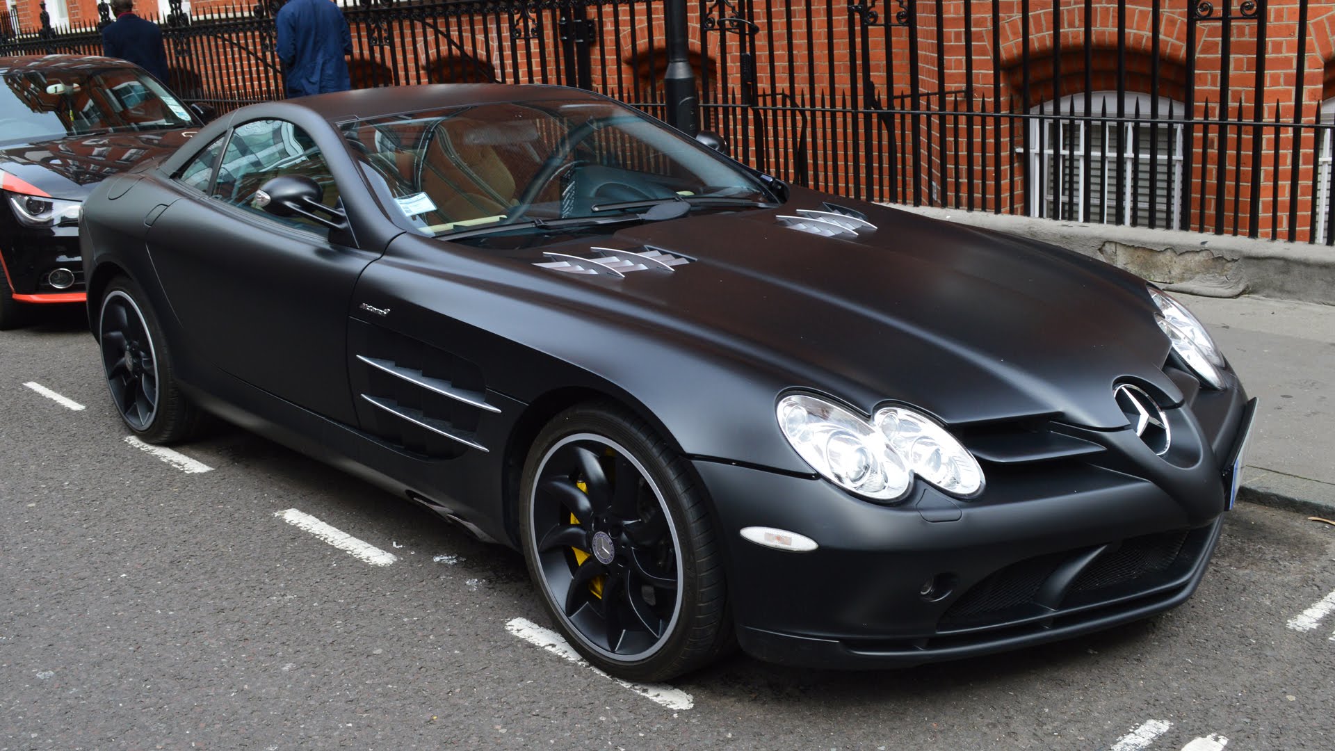 Flat Black Mercedes Benz