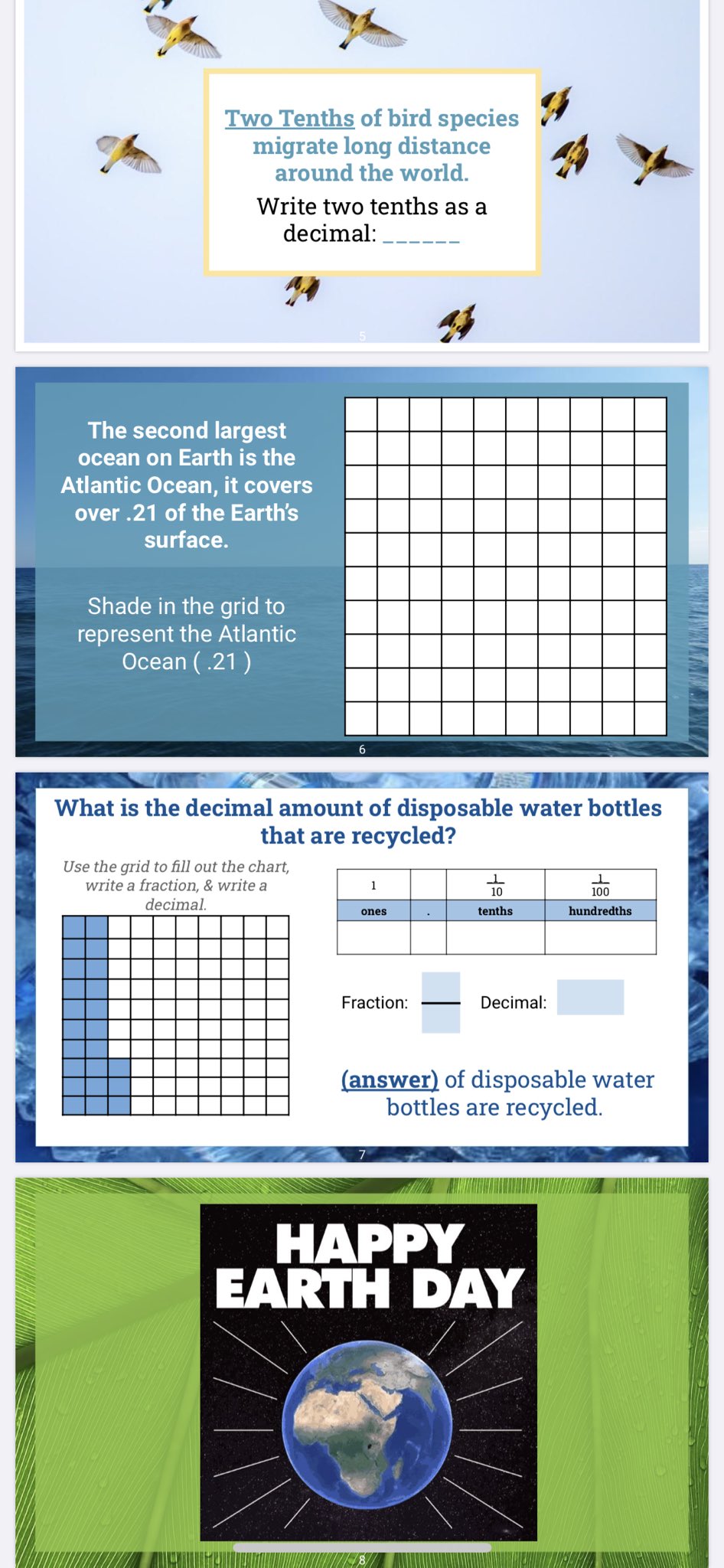 Miss Dobzanski on Twitter: "To celebrate Earth Day next week, I created ...