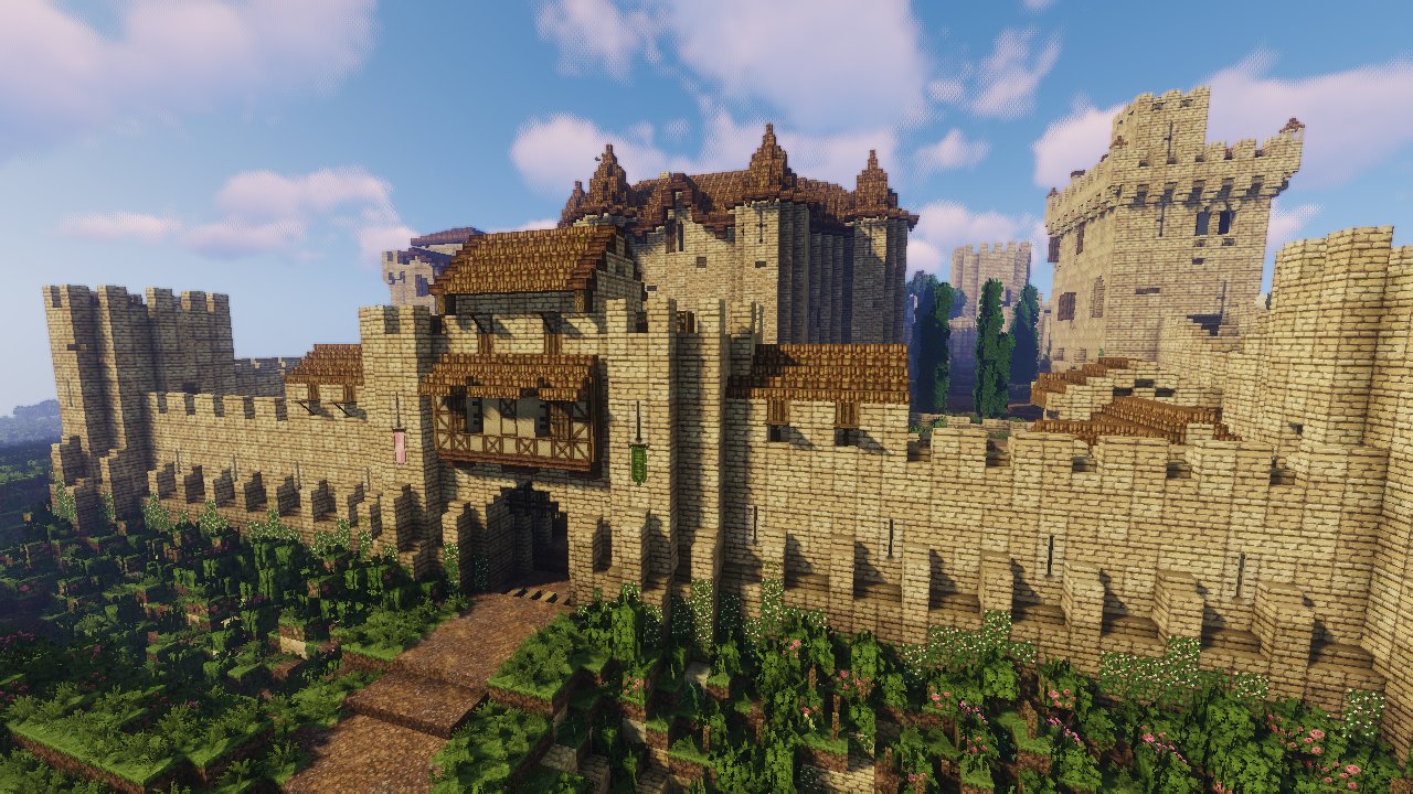Minecraft Gold Castle