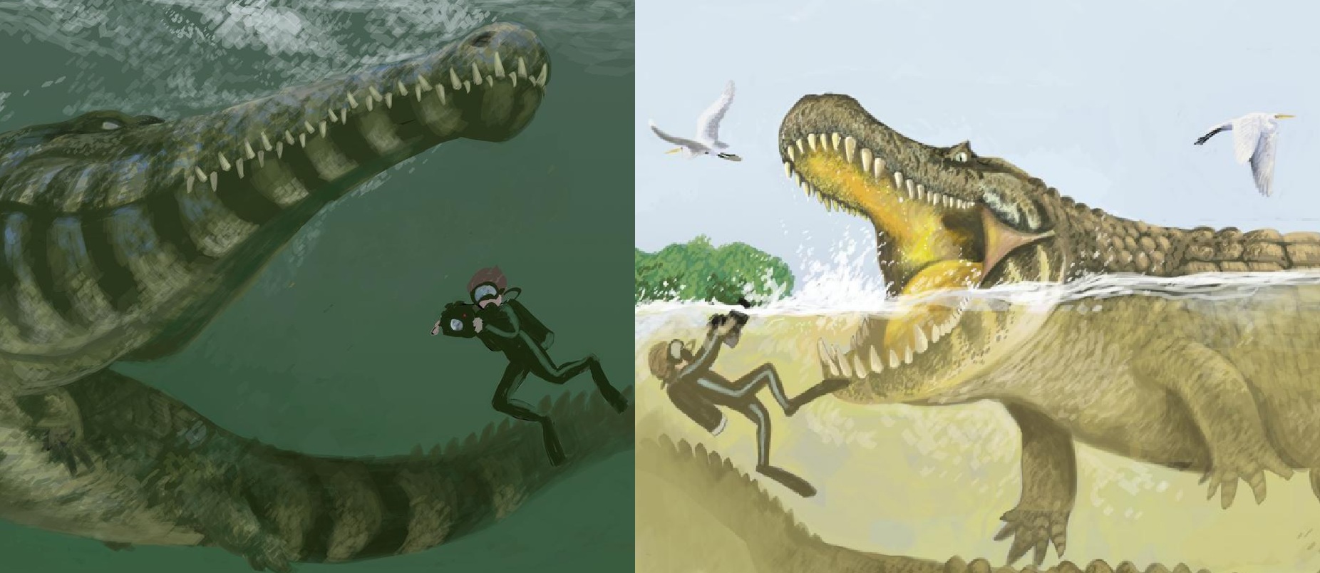 Purussaurus Vs Deinosuchus