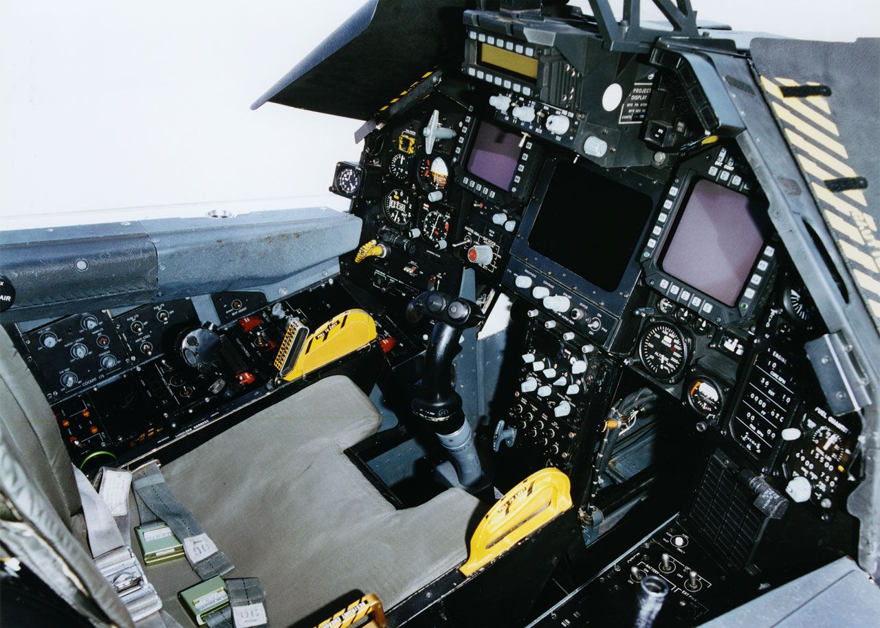 F 117 Stealth Fighter Cockpit