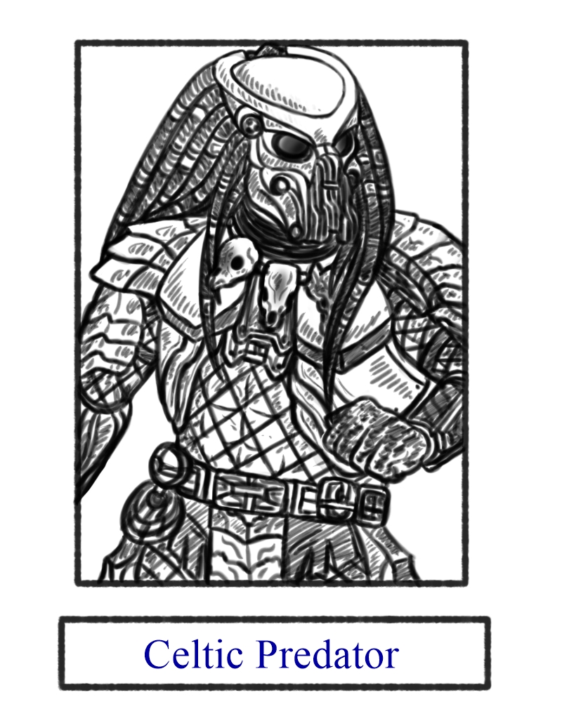 Celtic Predator Coloring Pages