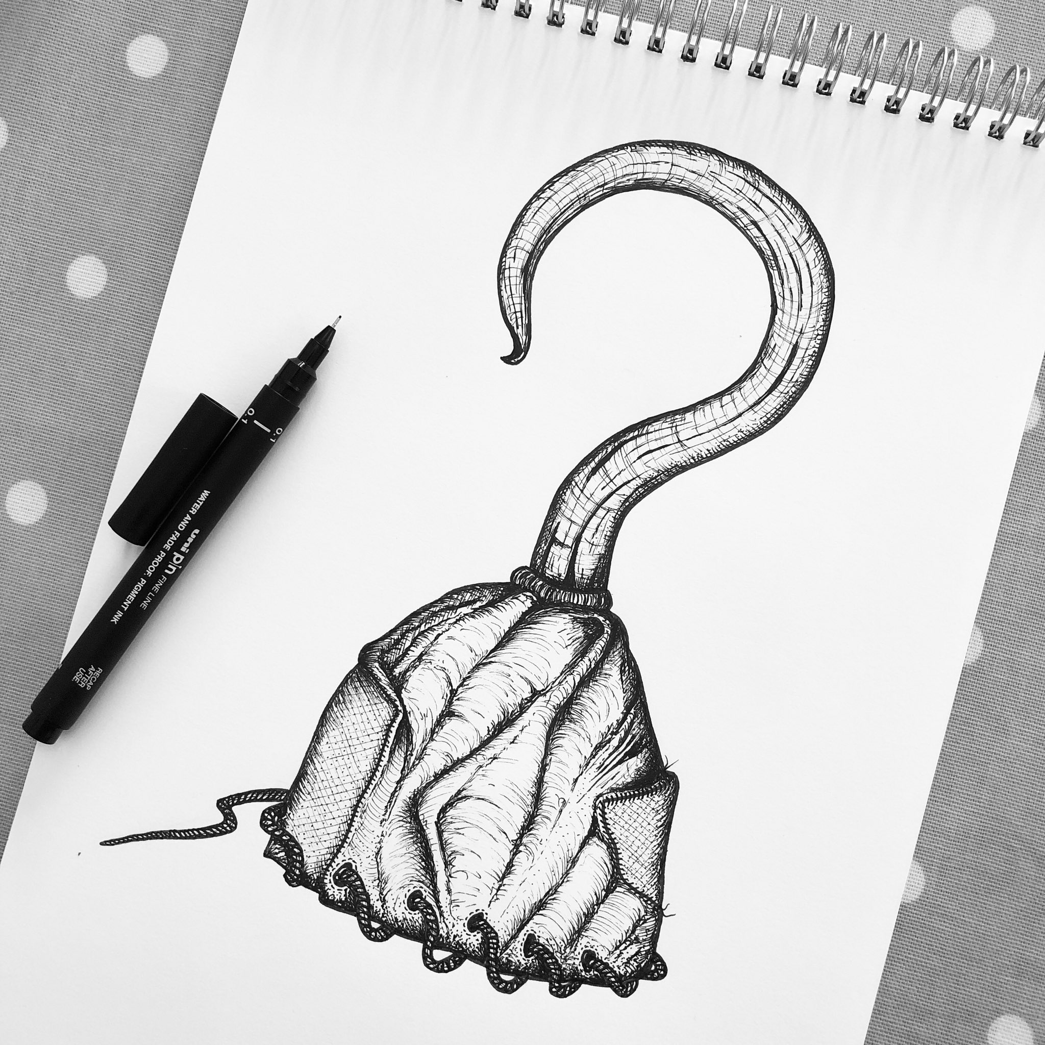 Pirate Hook Drawing