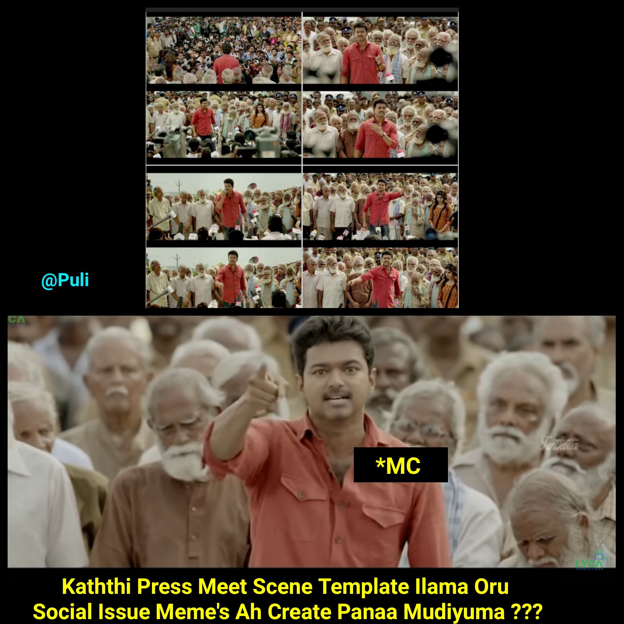 Kaththi Memes For The Leo Decoders, Master Teaser Ah Ye Fi**t C**b Nu