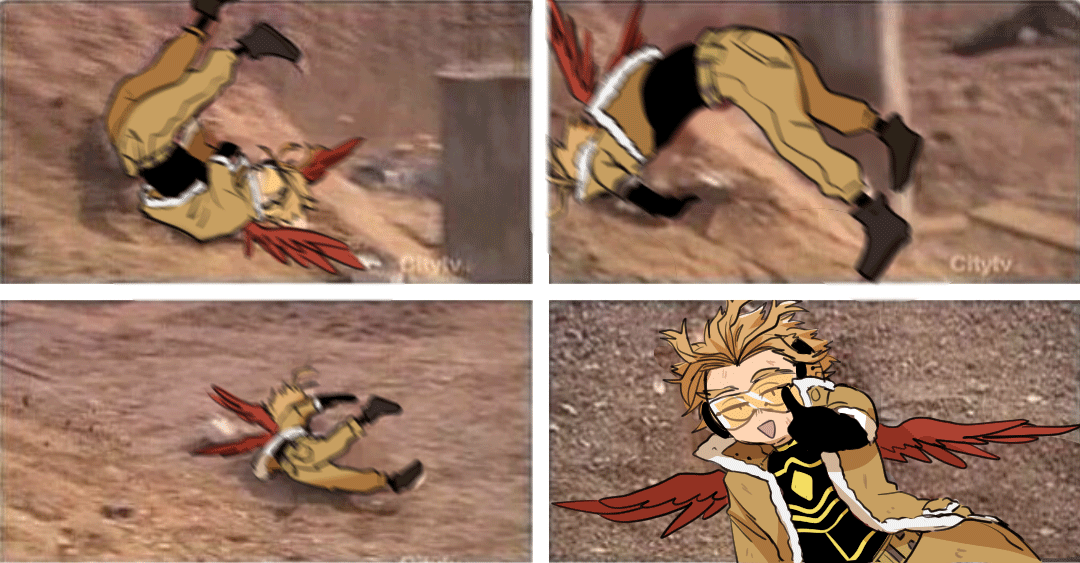 「thinking about that rolling scene in ep 25 #hawksbnha #Hawks」ChillTea🍀☕の漫画