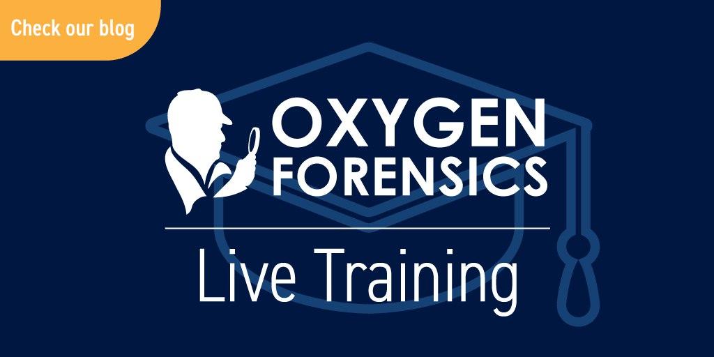 Oxygen Forensics on Twitter: "TRAINING ALERT: Want to minimize spending but receive the training ...