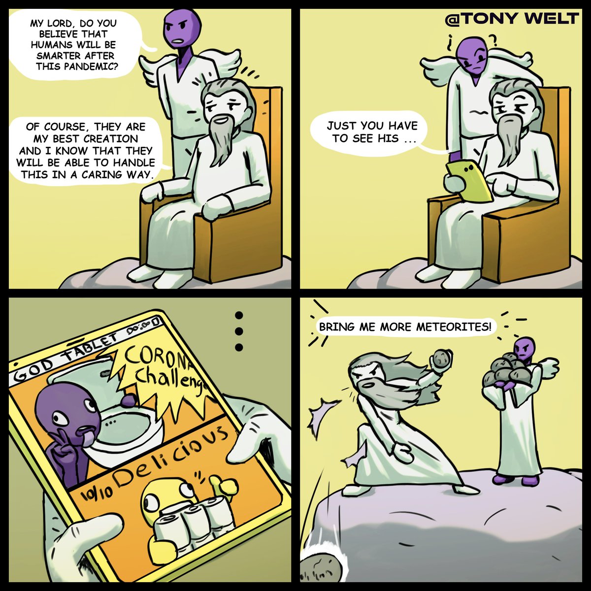 「I almost died eating toilet paper 」 Tony_Welt の漫画