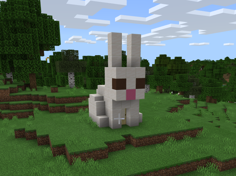 Minecraft Easter Bunny