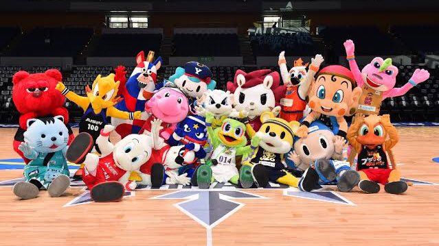 Japanese Mascot Basketball