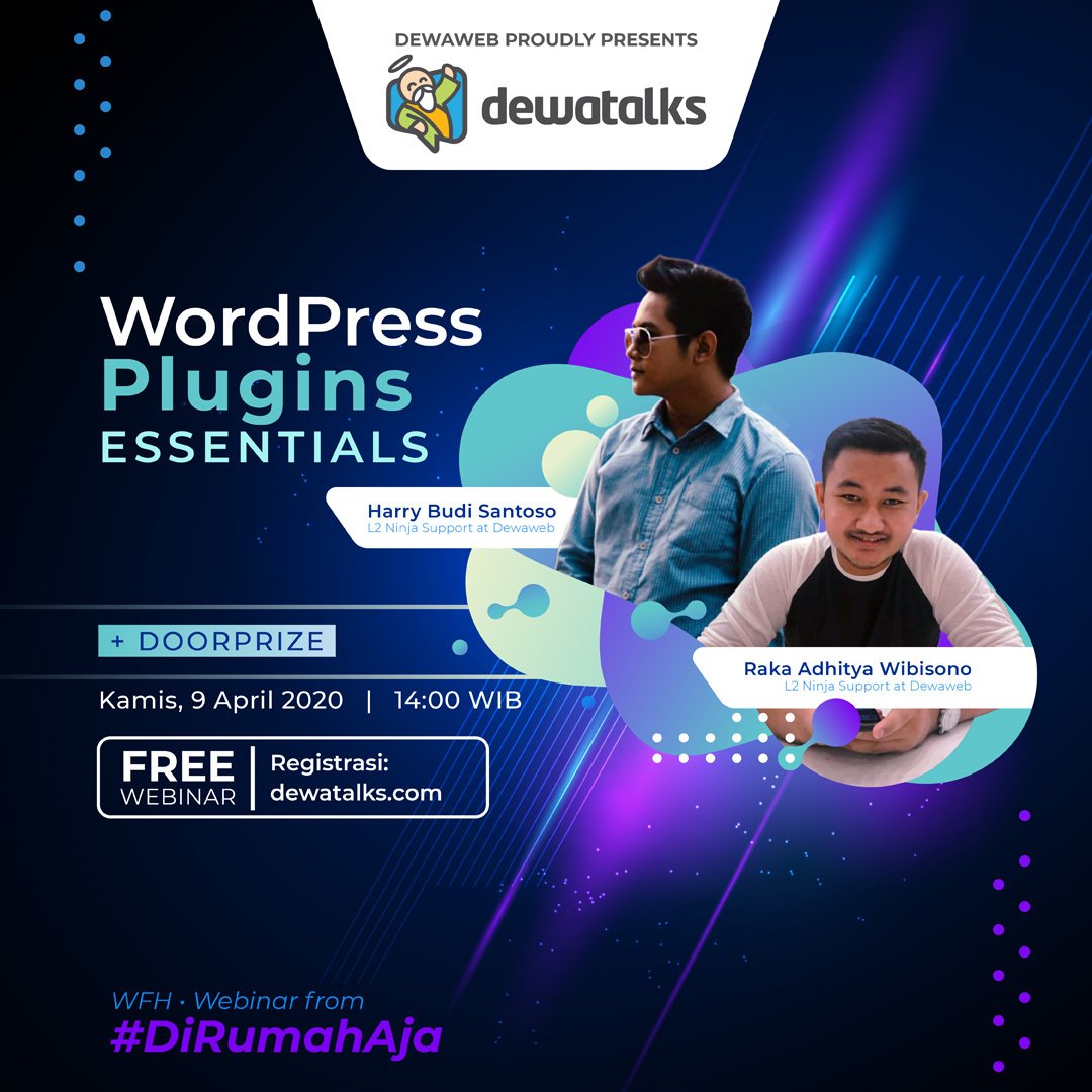 Dewaweb on Twitter: "Masih dalam kolaborasi yang sama, webinar Dewatalks ke-4 mengundang 3 ...