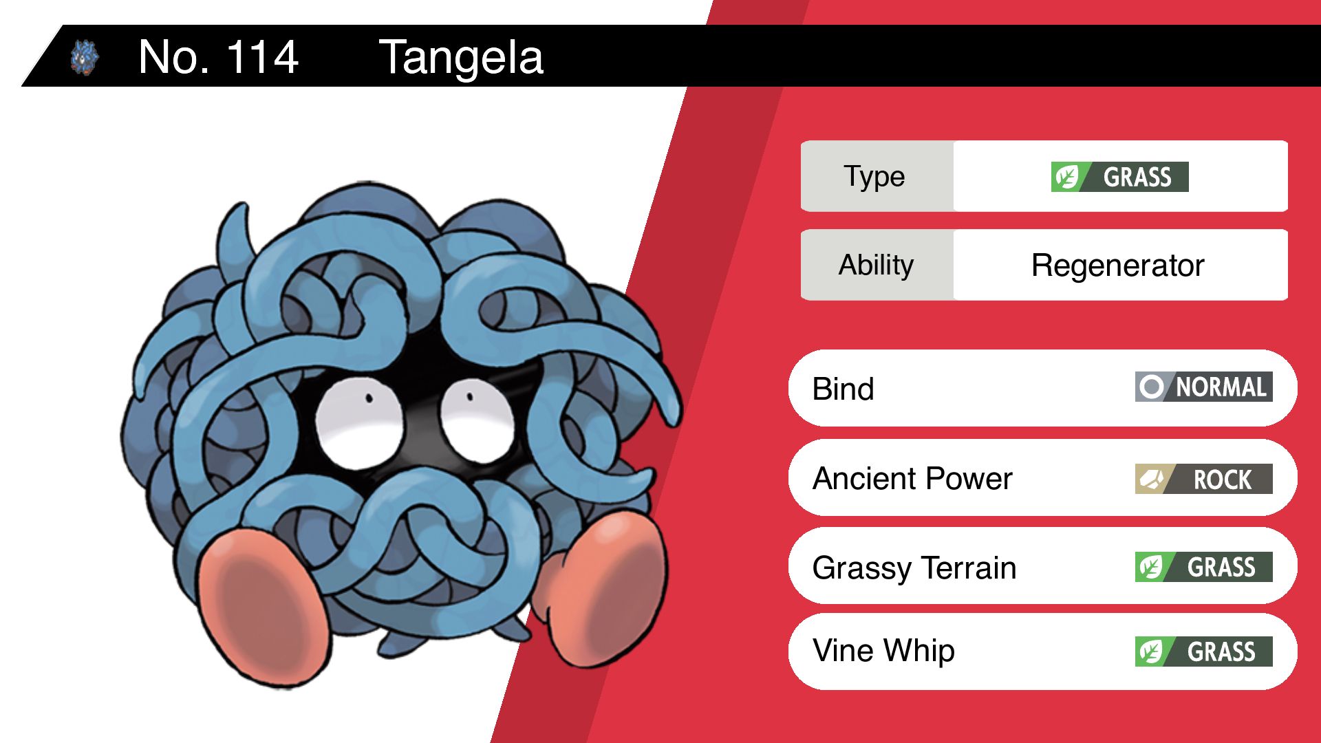 Pokemon Tangela Evolution Chart