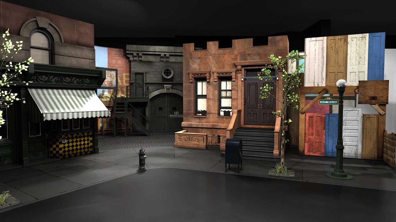 Sesame Street Set Design