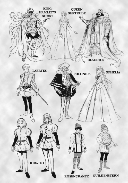 King Hamlet Ghost Drawing