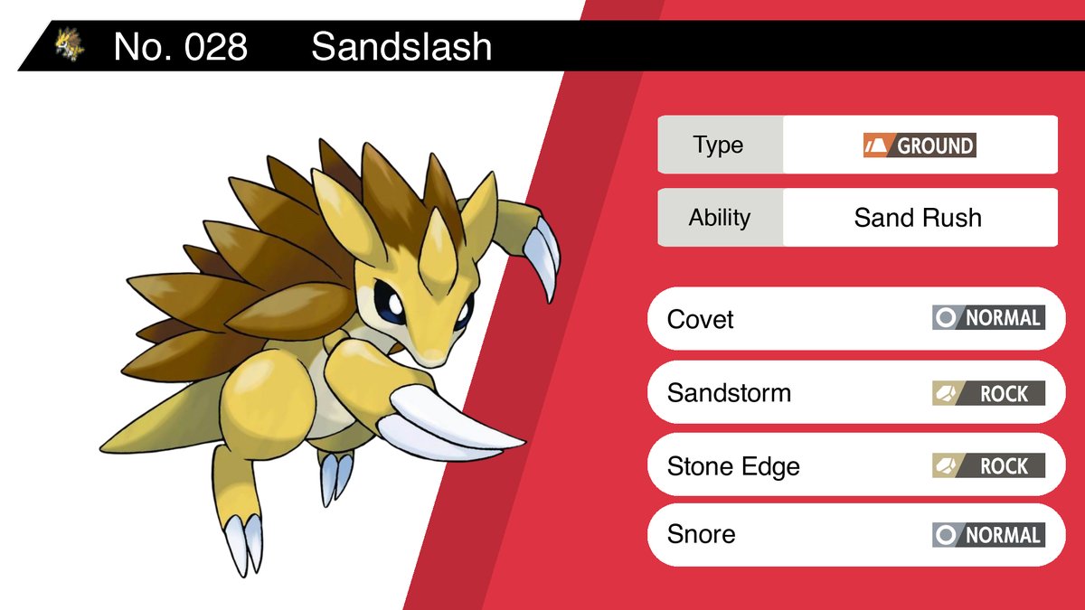 Pokemon Sandslash Best Moveset