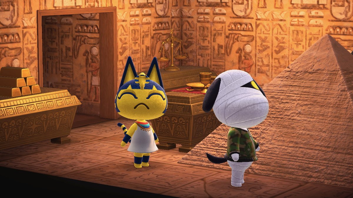 Animal Crossing Ankha And Lucky
