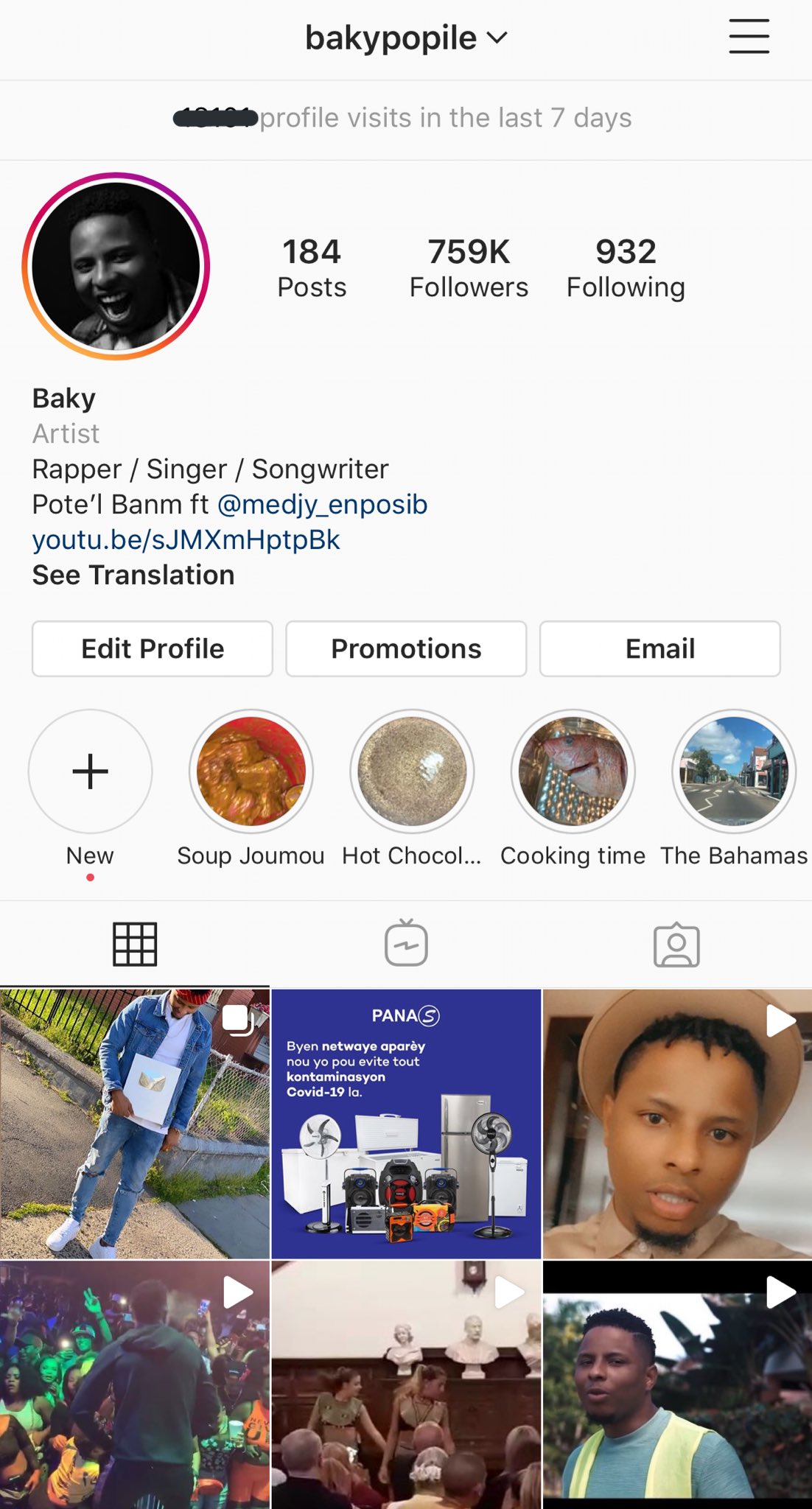 Baky Popile on Twitter: "Go follow me on IG. Yon Milyon sa pa twò lwen tou😂…