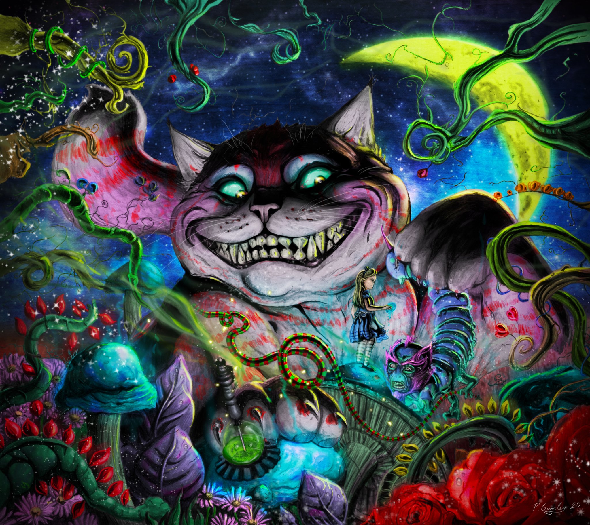 Alice In Wonderland Disney Caterpillar Trippy