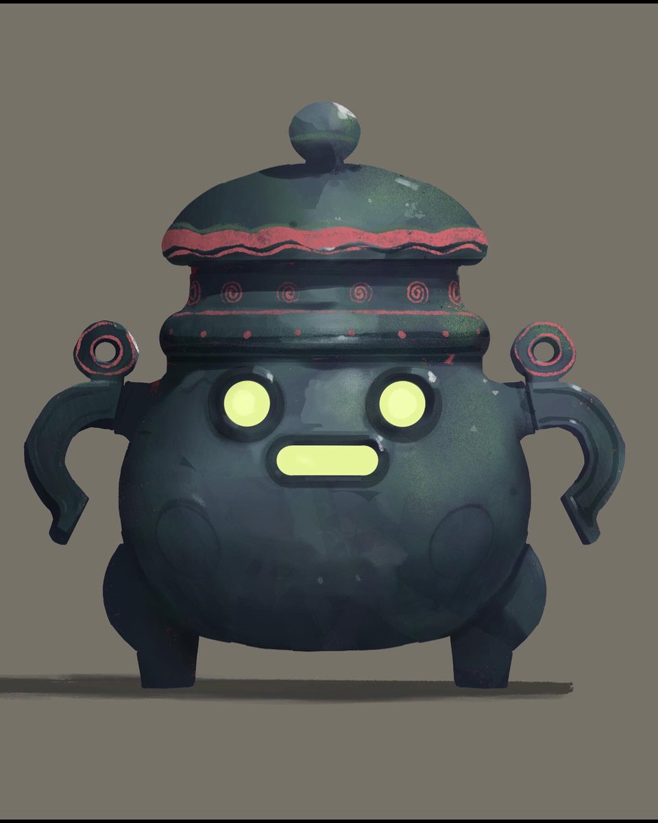 「Say hi to the cursed pot 」|Dani Diezのイラスト