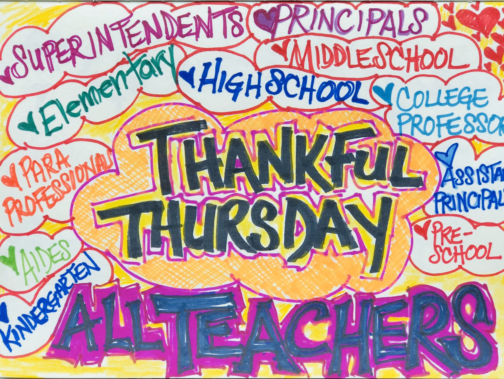 Rebecca EwellARTWMS on Twitter: "Hello Kiddos- It is THANKFUL THURSDAY😍 ...