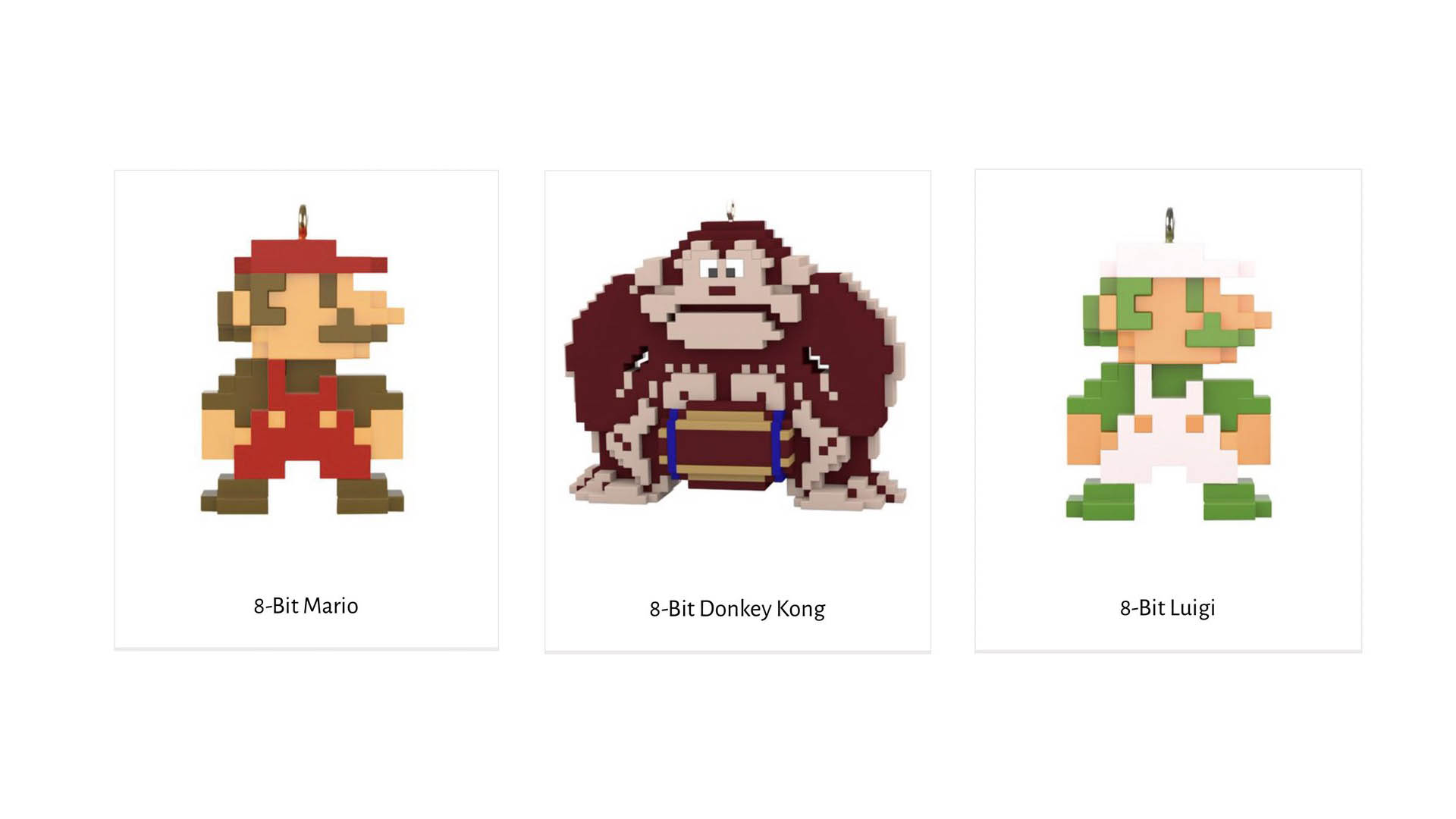 8 Bit Mario Characters