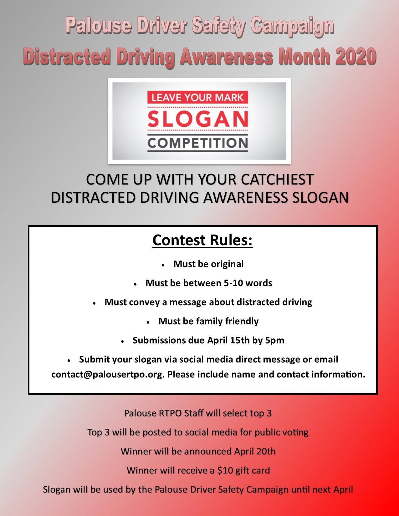Safety Slogan Contest