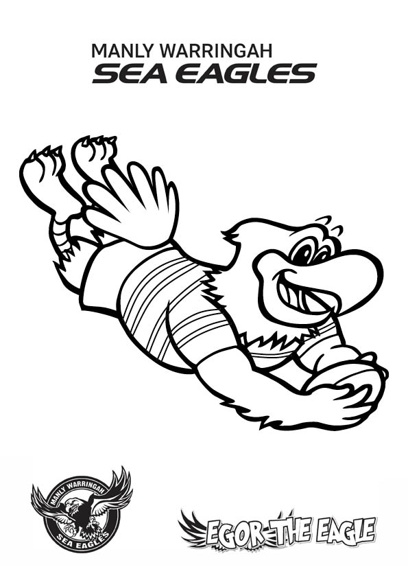Manly Sea Eagles Clipart Free