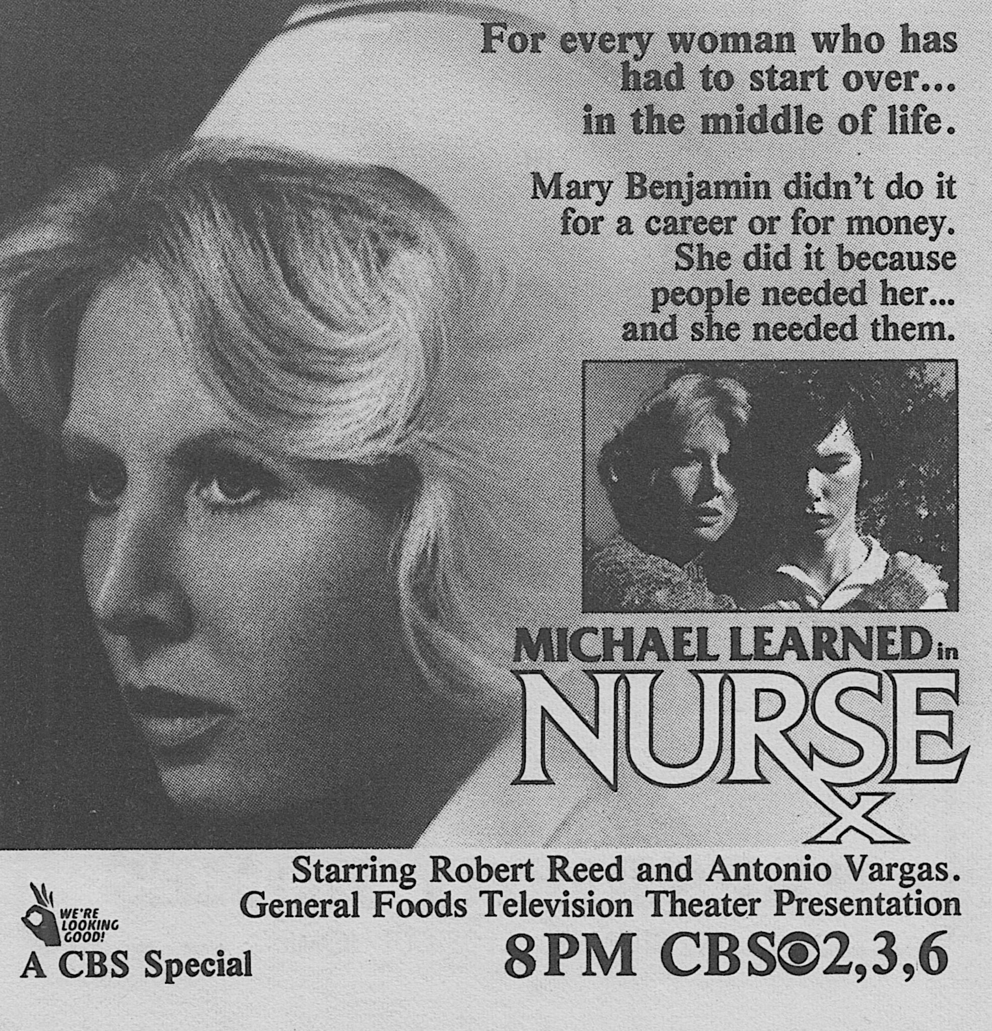RetroNewsNow on Twitter: "📺DEBUT: ‘Nurse’ starring Michael Learned & Robert Reed premiered as a ...