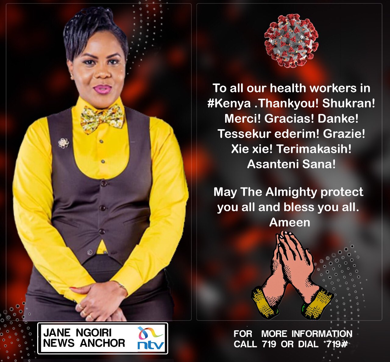 Ministry of Health on Twitter: "We appreciate you @janengoiri Together ...