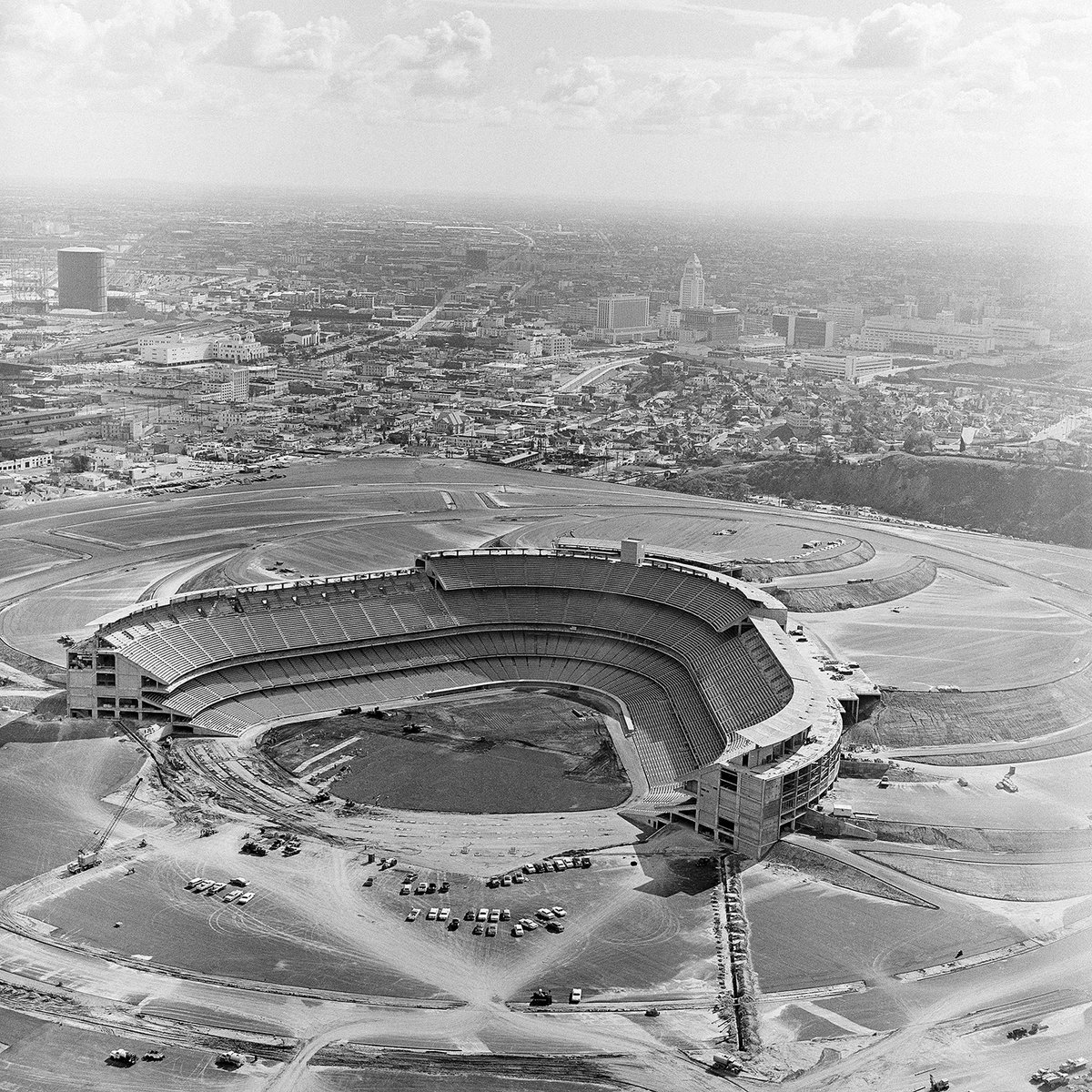 On this day in 1962, Dodger Stadium opened its doors for the very first ...