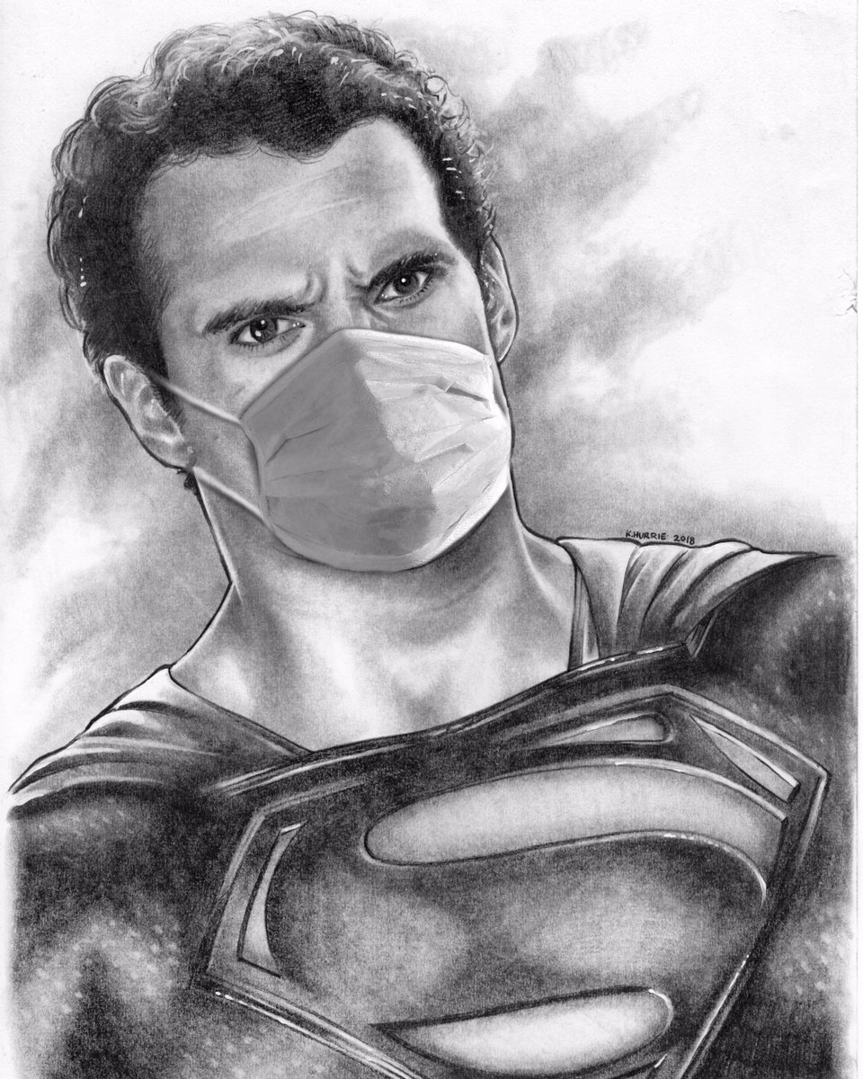 Superman Pencil Drawing
