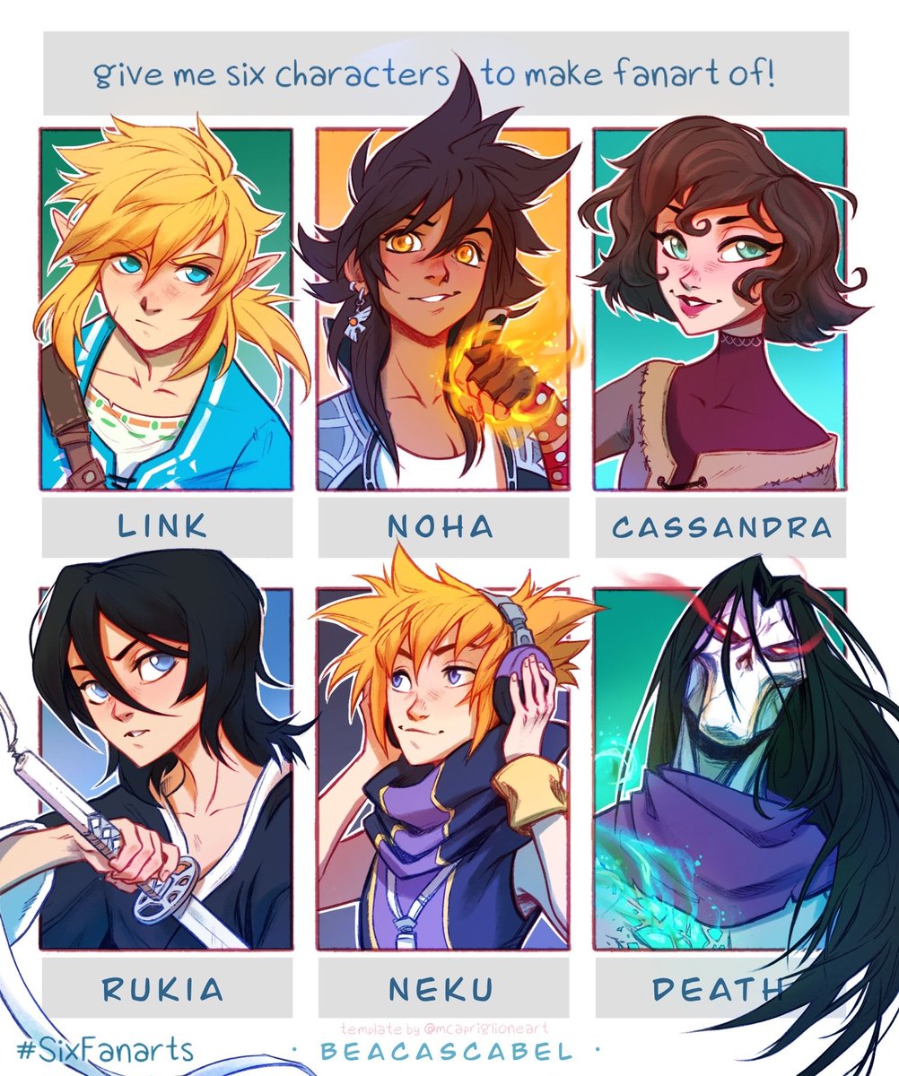 「I really enjoyed drawing these character」|🌿 Bea 🌿の漫画