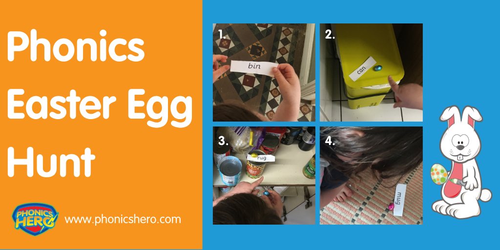 Phonics Hero on Twitter: "Give your Easter Egg Hunt a phonics twist by ...