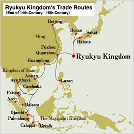 Map Of Ryukyu Kingdom