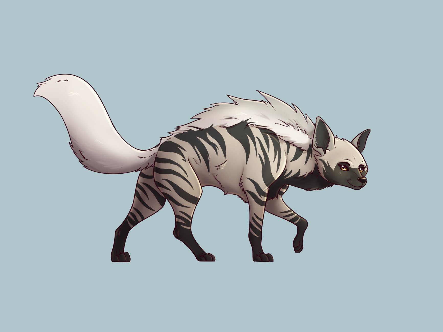 Striped Hyena Drawing