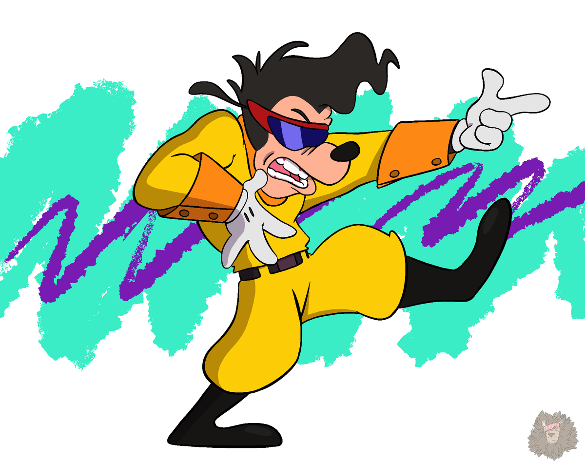 Max And Roxanne A Goofy Movie Svg Digital File Powerline Svg