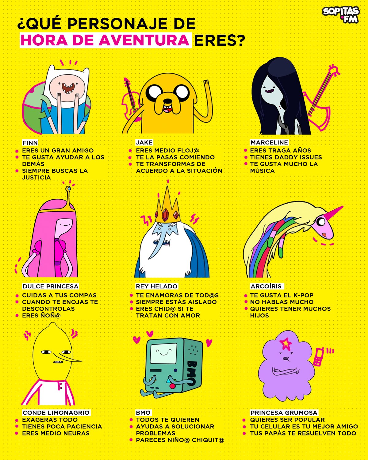 Nombres De Todos Los Personajes De Hora De Aventura 27 Ideas De Todos