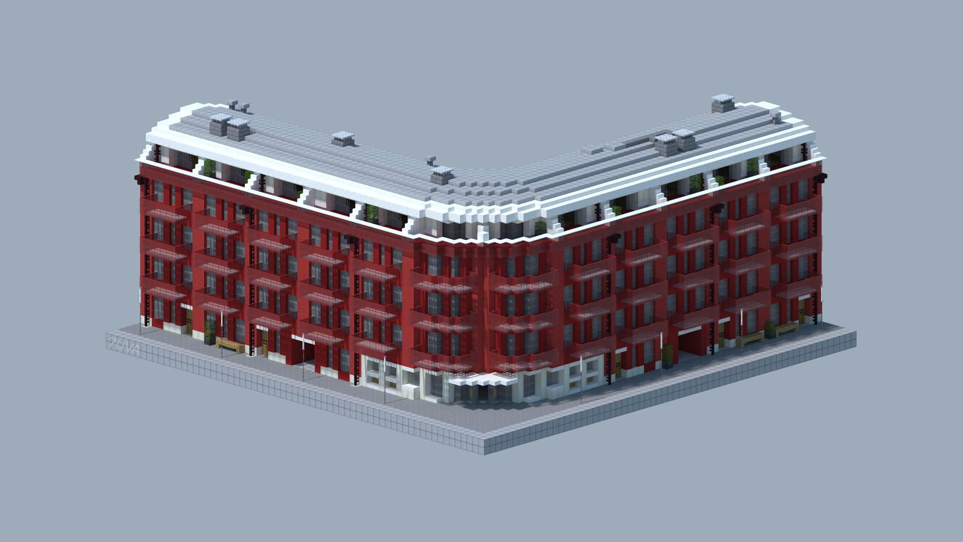 Appartements Modernes Minecraft Modern Apartment Building Minecraft