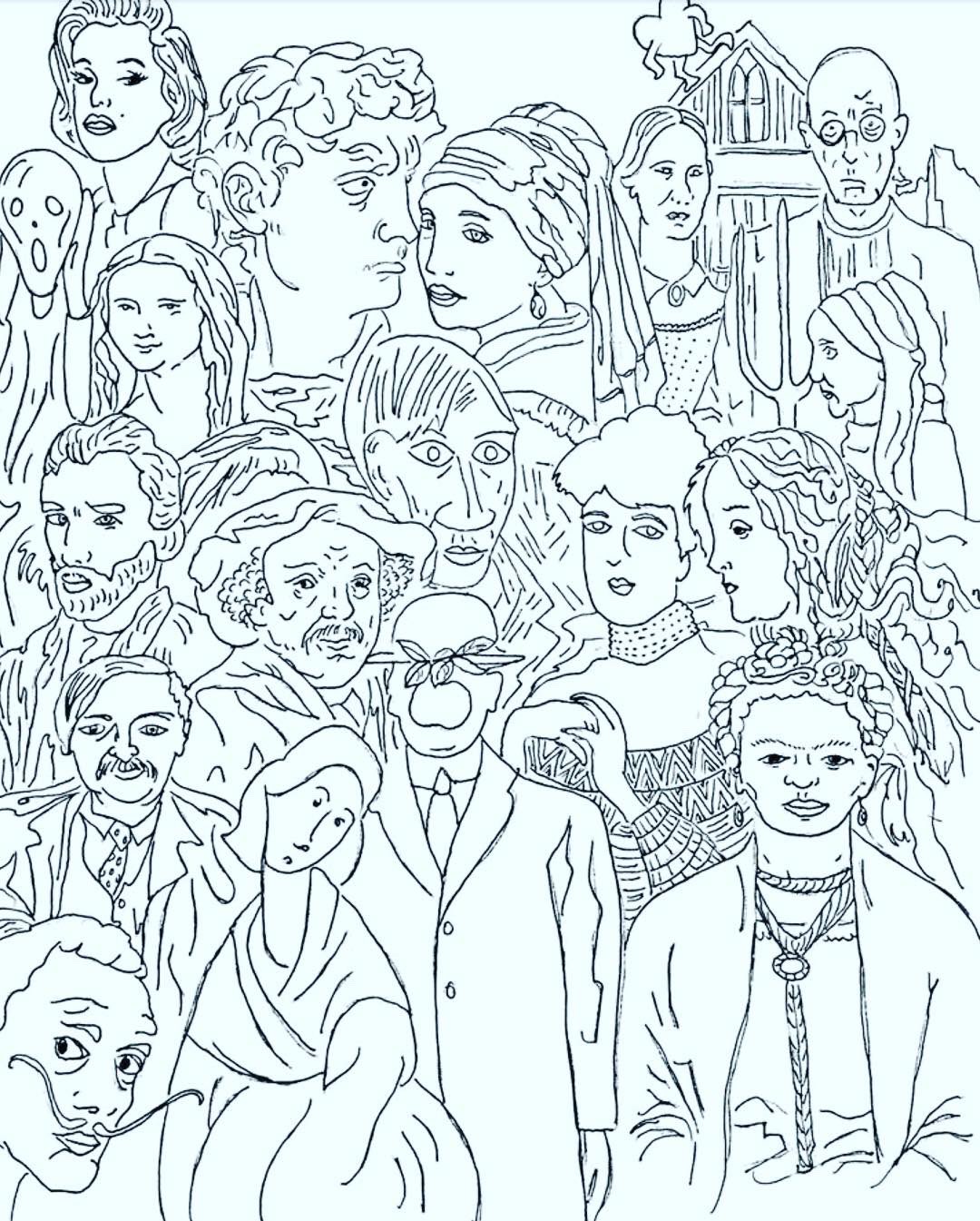 arthistorynotes on Twitter: "Free art/art history activity sheet for k ...