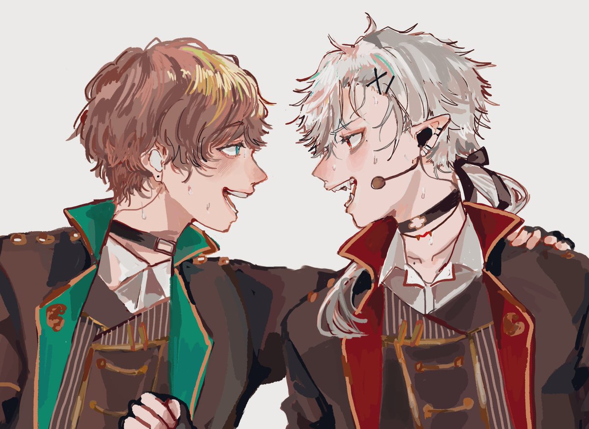 叶(にじさんじ) ,葛葉(にじさんじゲーマーズ) 「#くろのあとりえ #KuzuArt #かな絵 相棒 」|kanaのイラスト