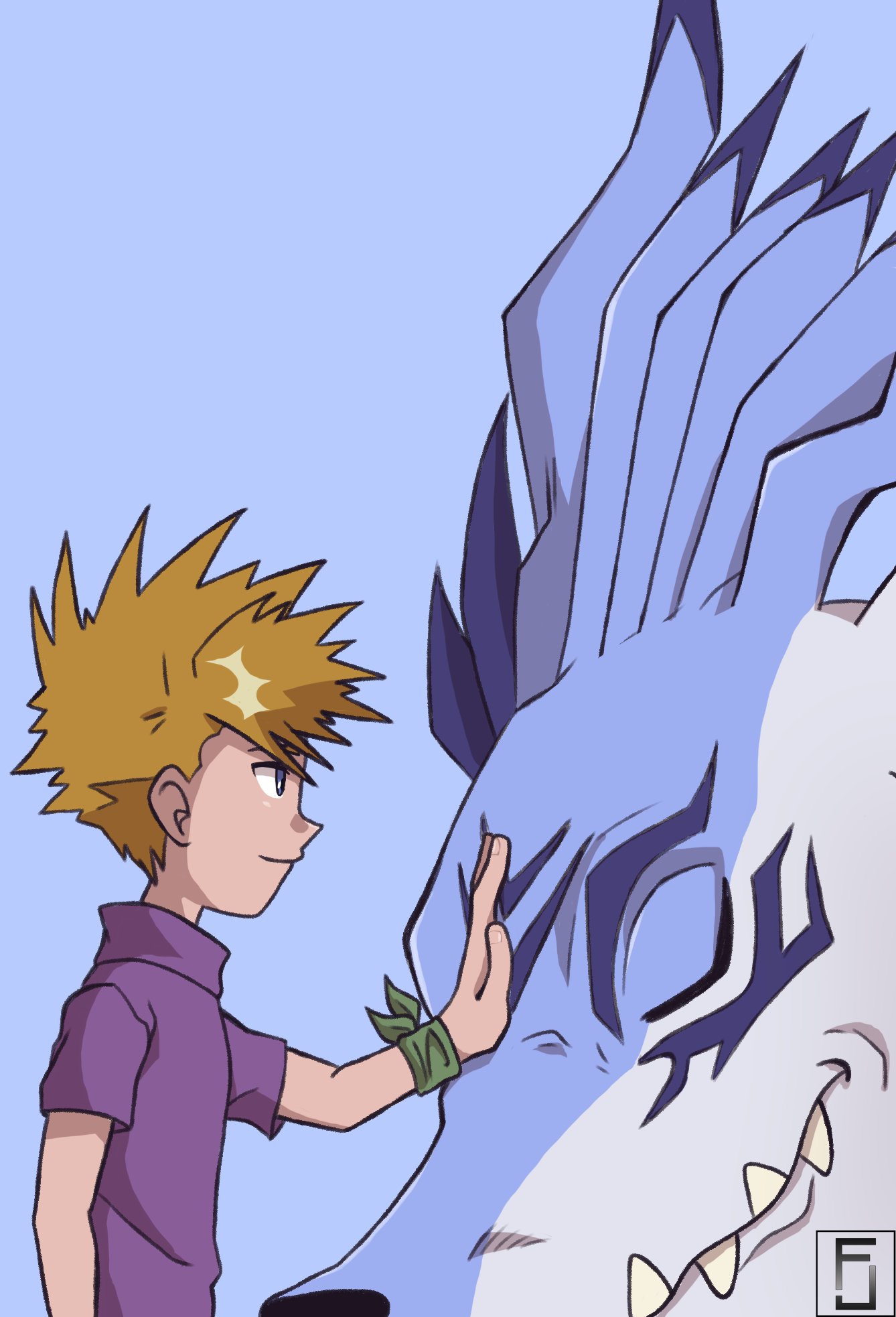 Matt And Garurumon