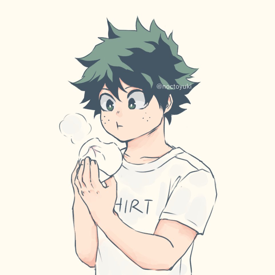 「I am hungry, so I sketched Izuku eating 」|° ʸᵘᵏᶦܓのイラスト