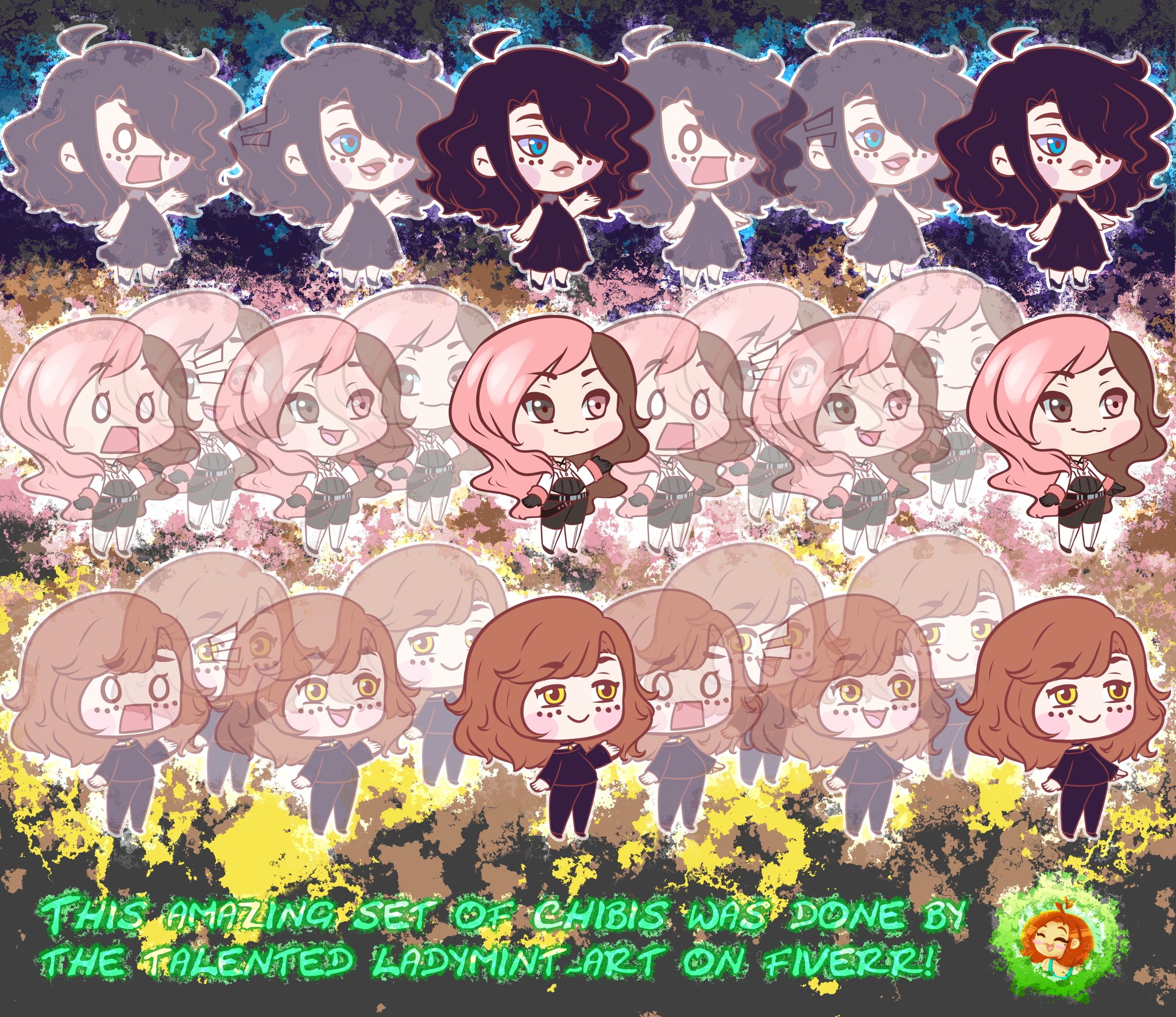 Chibi Characters With Jobs