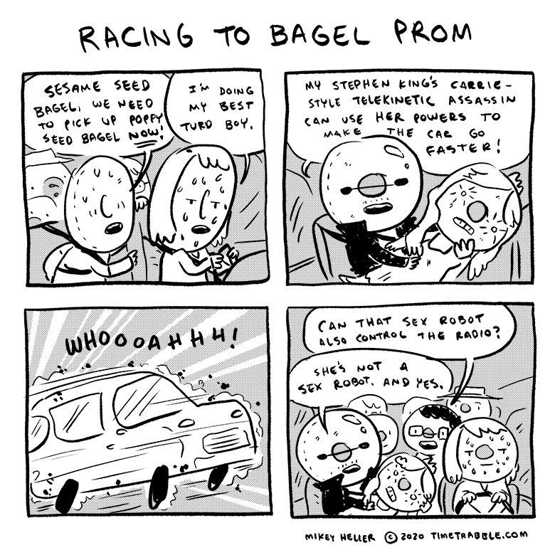 「i drew a comic about Sesame Seed Bagel and Poppy Seed Bagel 」Mikey ...